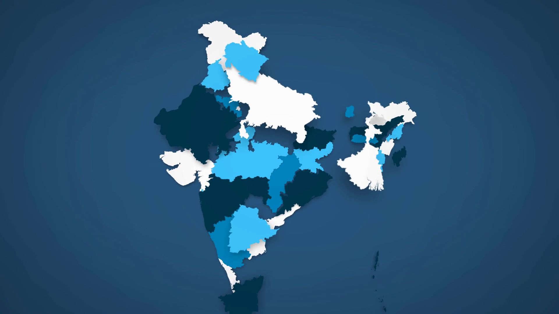 Indian States Combine A Motion Background - Storyblocks