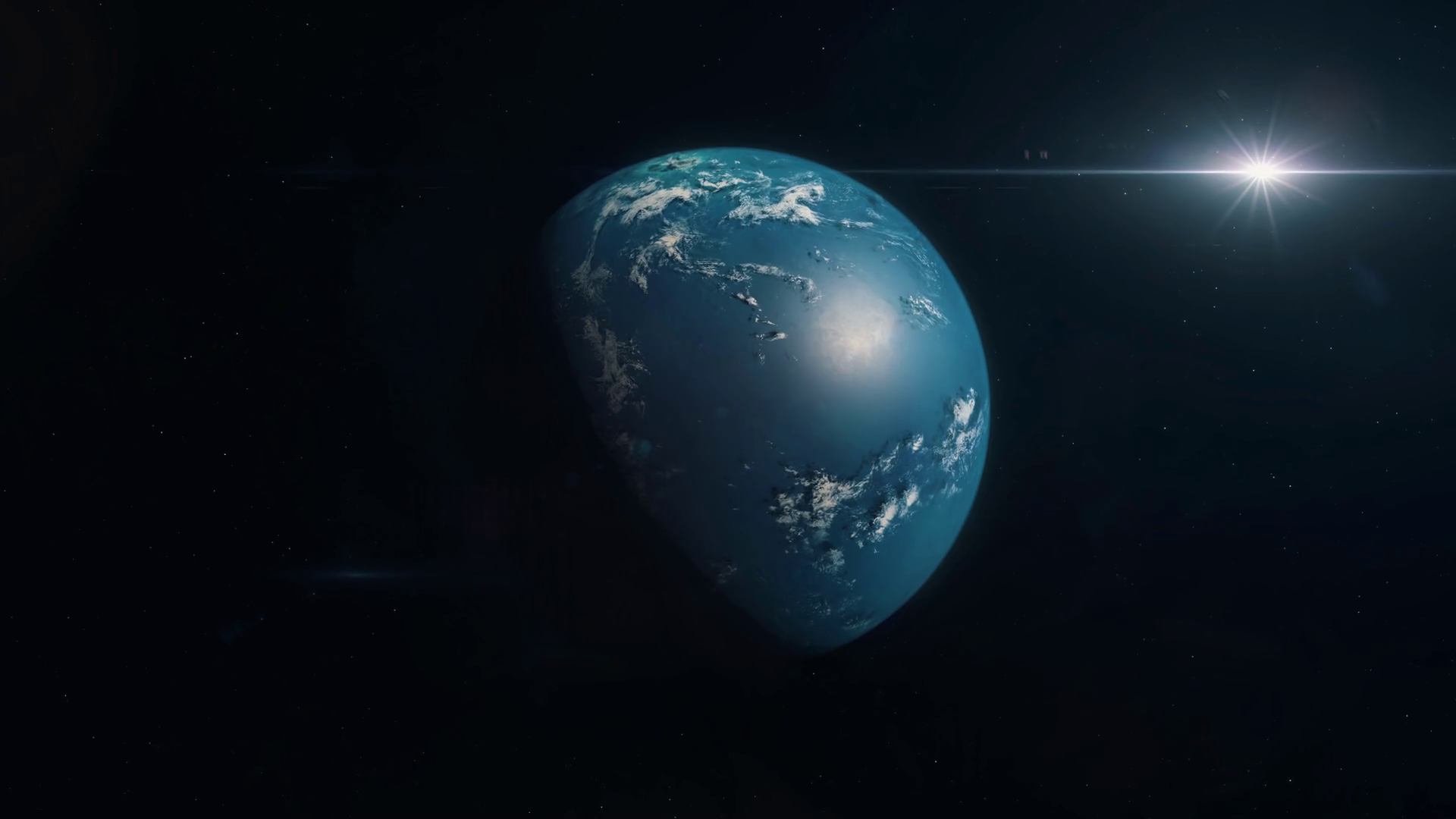 Habitable Exoplanet - Ocean World Stock Motion Graphics SBV-338858331 ...
