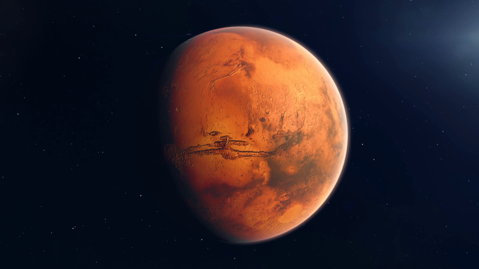 Realistic Mars Establishing Shot - Red Planet Stock Motion Graphics SBV ...