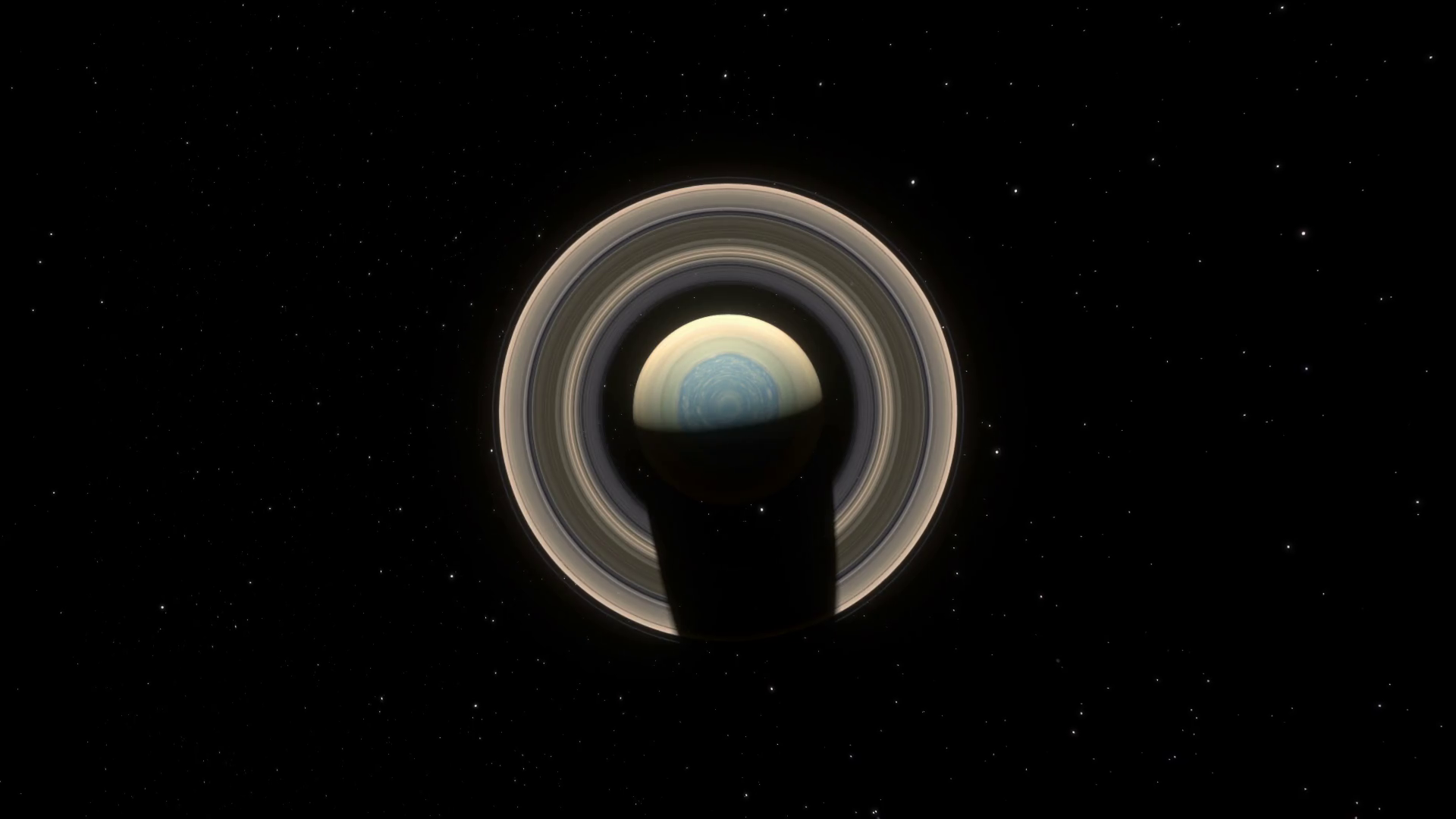 Saturn From Above Stock Motion Graphics SBV-314706680 - Storyblocks