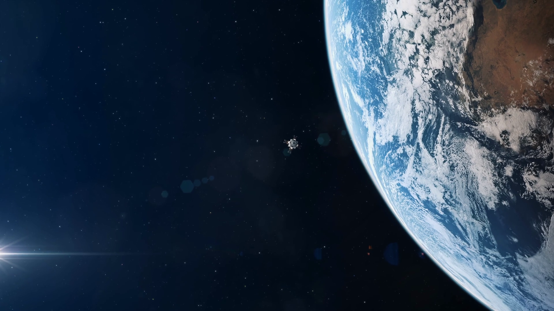 Space Rocket Leaving Earth Heading Into Stock Motion Graphics SBV ...