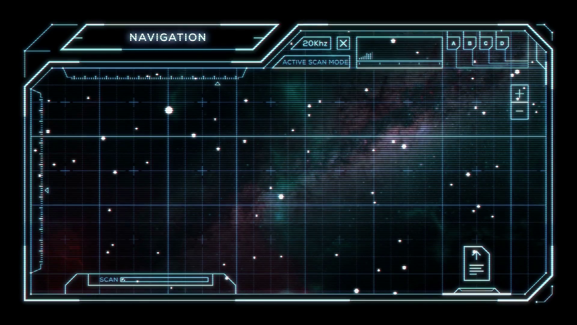 Star Chart with Sci-Fi User Interface Motion Background - Storyblocks