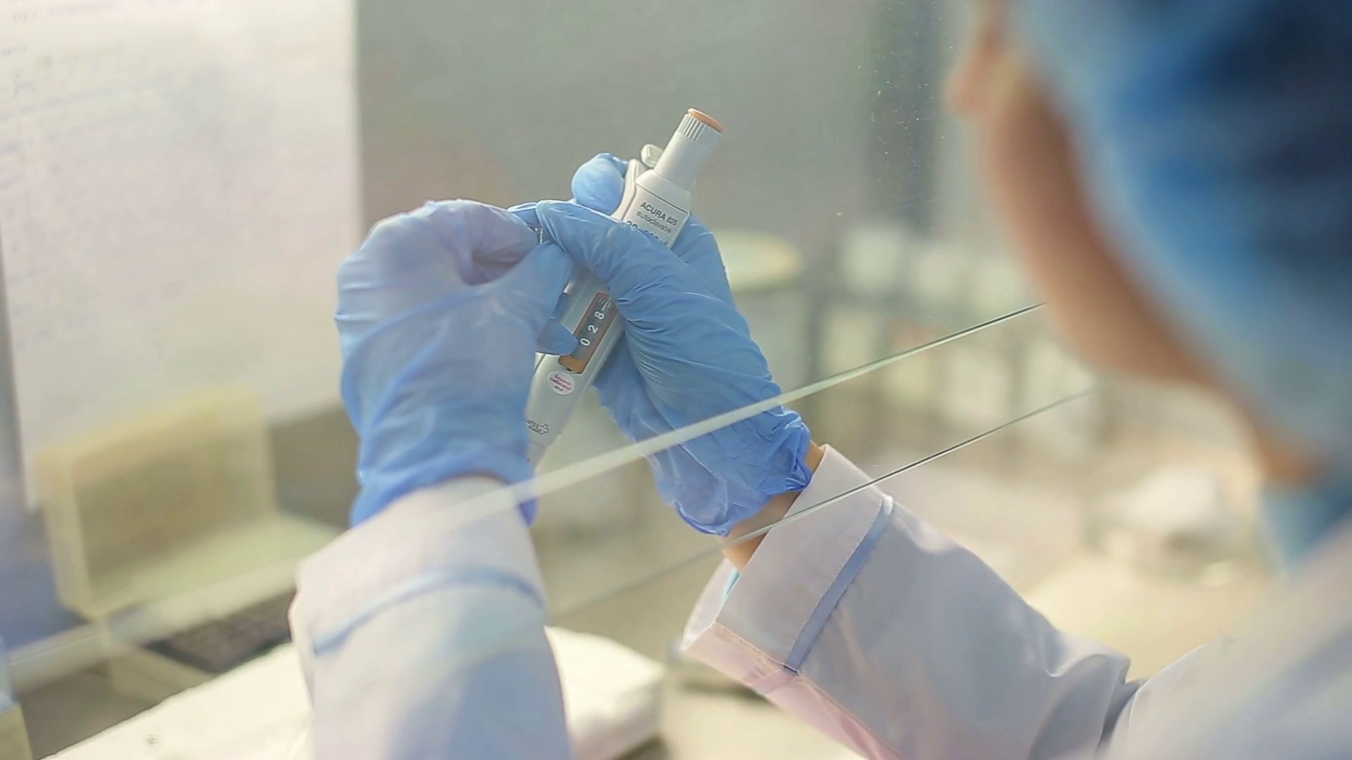 Microbiology Laboratory Work With Tests Stock Footage SBV-307158114 ...