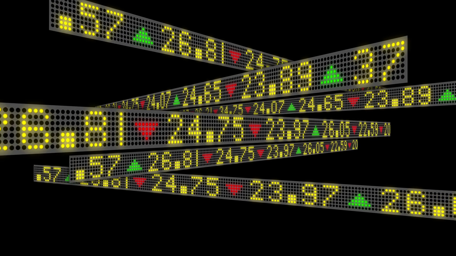 4k Stock Market Collapse Concept With Stock Motion Graphics SBV ...