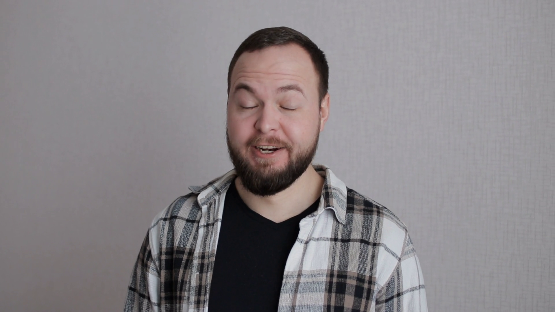 Adult Male With Beard Yawning Showing Stock Footage SBV-351740859 ...