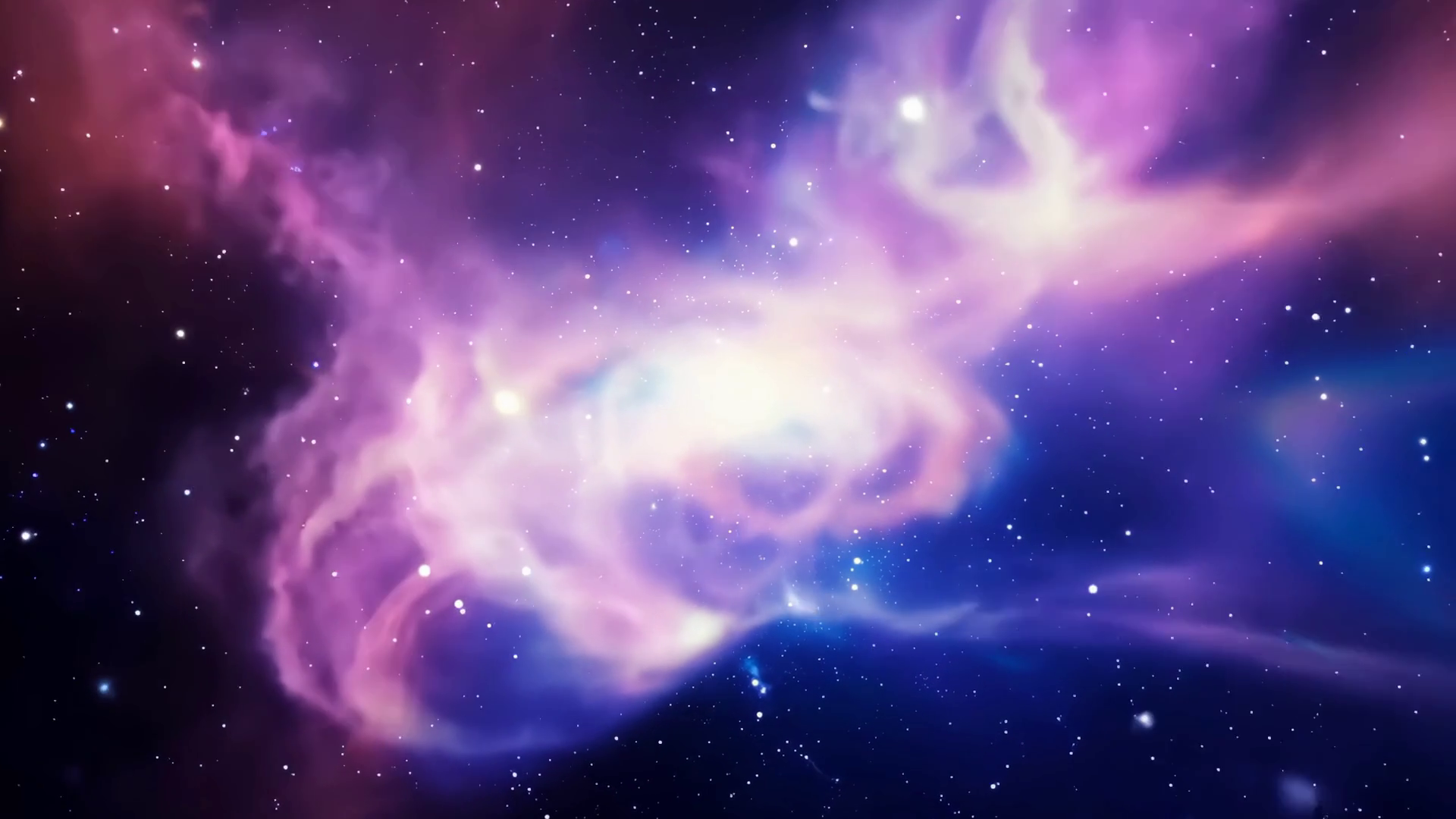 Luminous Nebula Swirling With Purple Blue Stock Footage SBV-352253829 ...