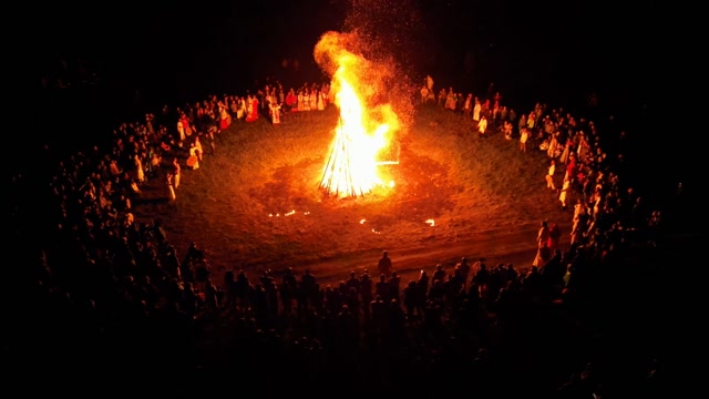 Fire Circle Stock Footage: Royalty-Free Video Clips - Storyblocks