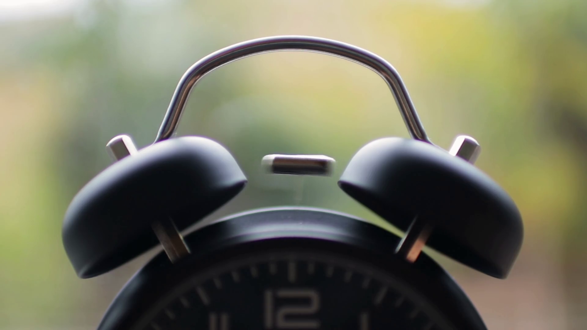 An Old Vintage Alarm Clock Is Ringing Stock Footage SBV-348671154 ...