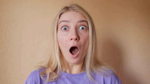 Surprised Girl Stock Footage: Royalty-Free Video Clips - Storyblocks