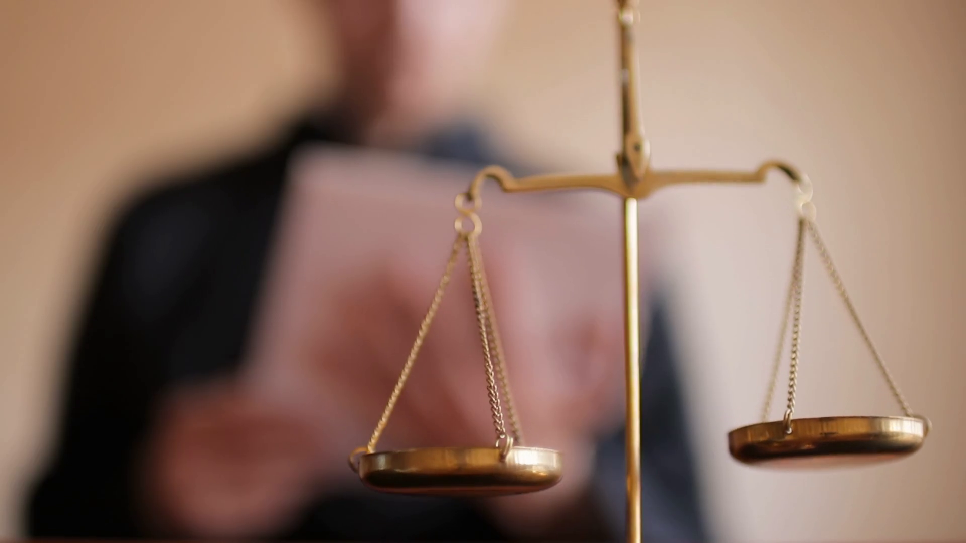 Court Of Justice Trial: Judge Reading Stock Footage SBV-348739511 ...
