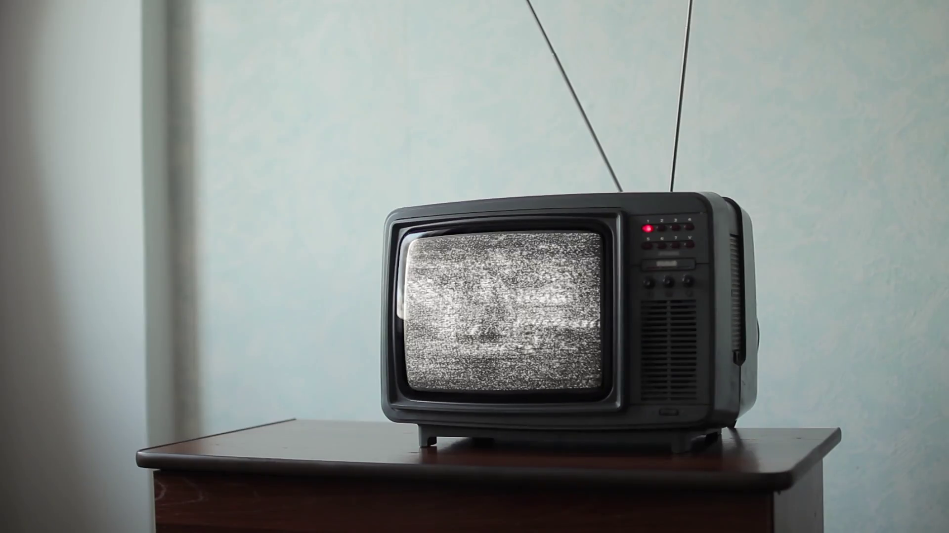 Male Holding Adjusting Rabbit Ears Type Of Stock Footage SBV-338647789 ...