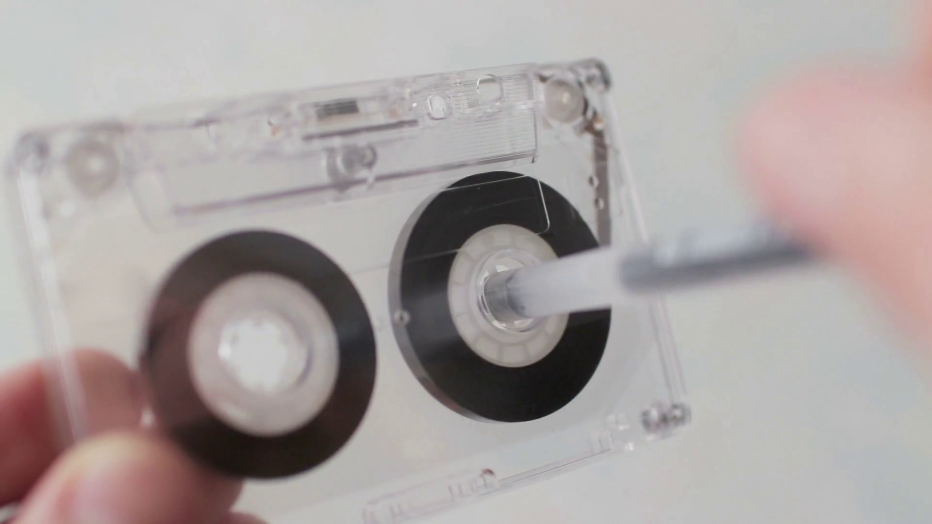 Man Manually Rewind Cassette Tape Stock Footage Sbv 338595239 Storyblocks