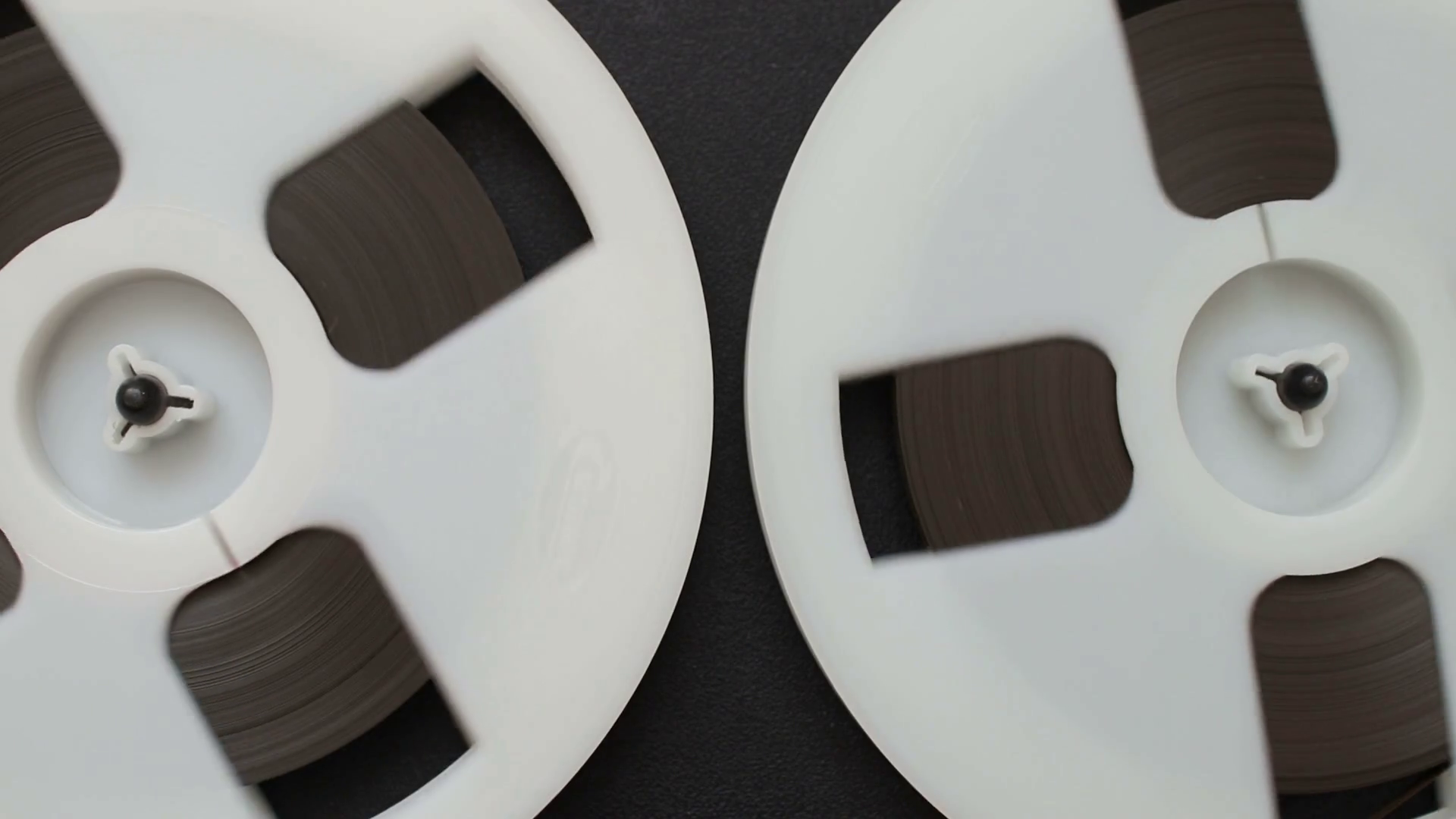 Retro Reel Tape Recorder Rewind Tape Stock Footage SBV-329821296 ...