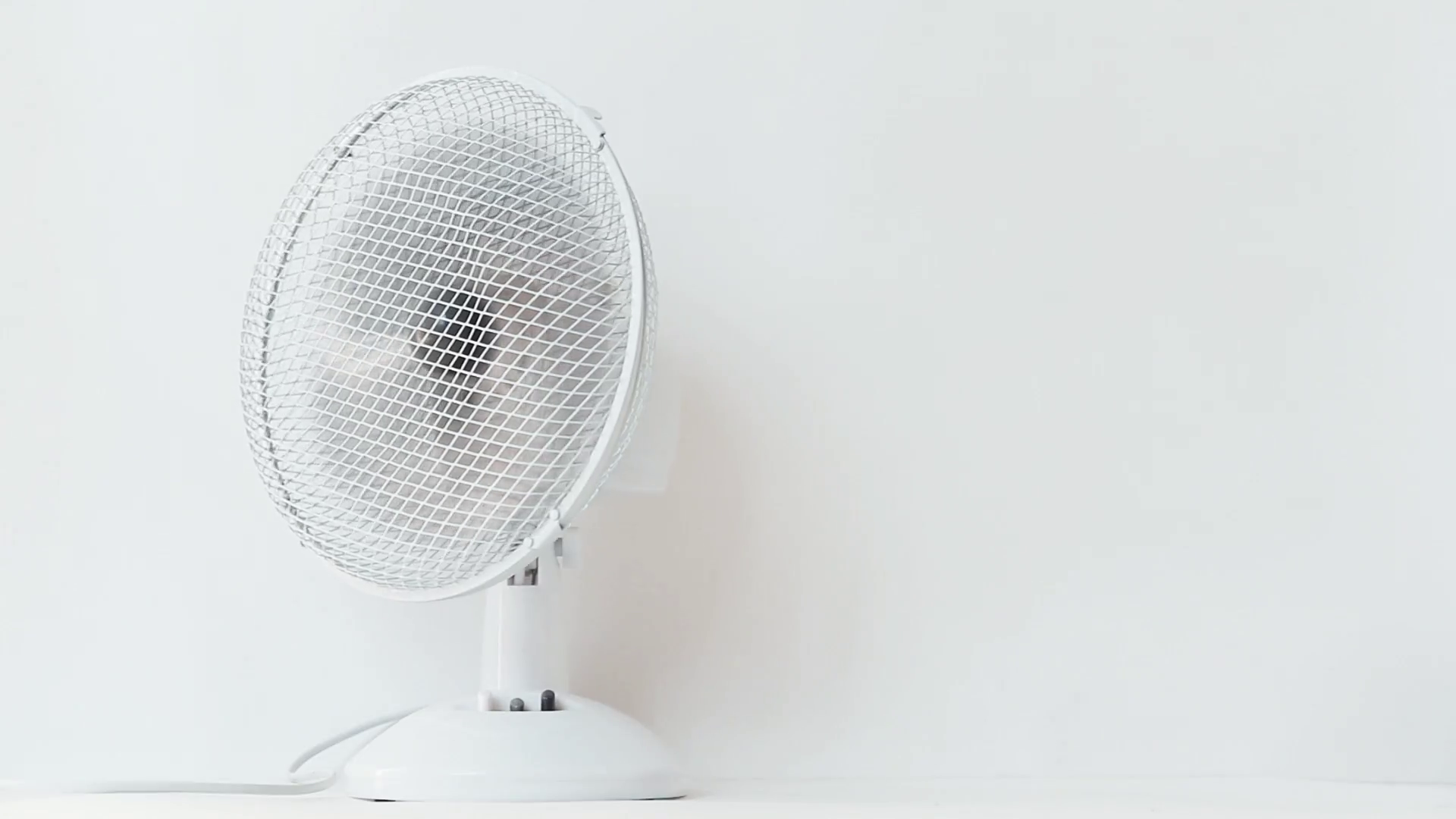 Rotating Electric Fan On White Background Stock Footage SBV-315574975 ...
