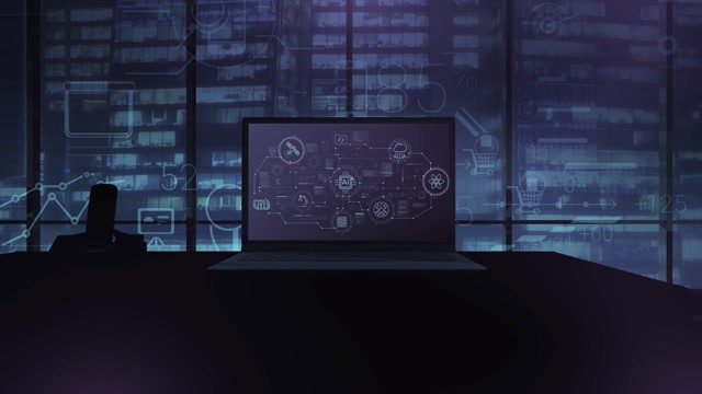 Computer Office | Effects and Overlays motion backgrounds - Storyblocks