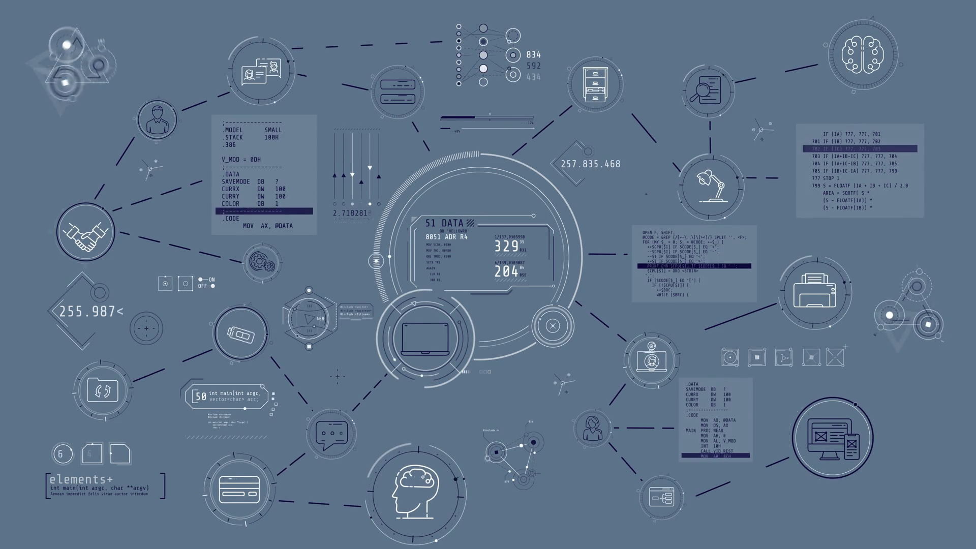 Infographics Of Intelligent Automation In Stock Motion Graphics SBV ...
