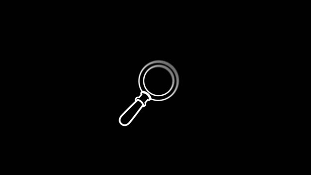 Magnifying Glass Animation | Colors motion backgrounds - Storyblocks