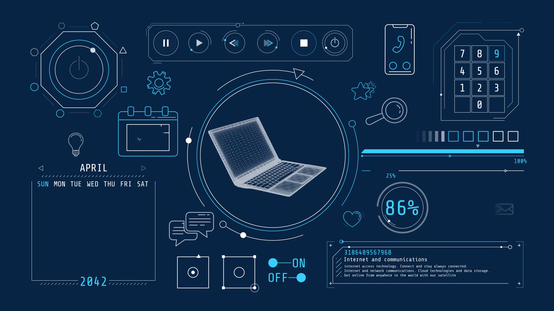 Animated Infographics On Theme Of Network Stock Motion Graphics SBV ...