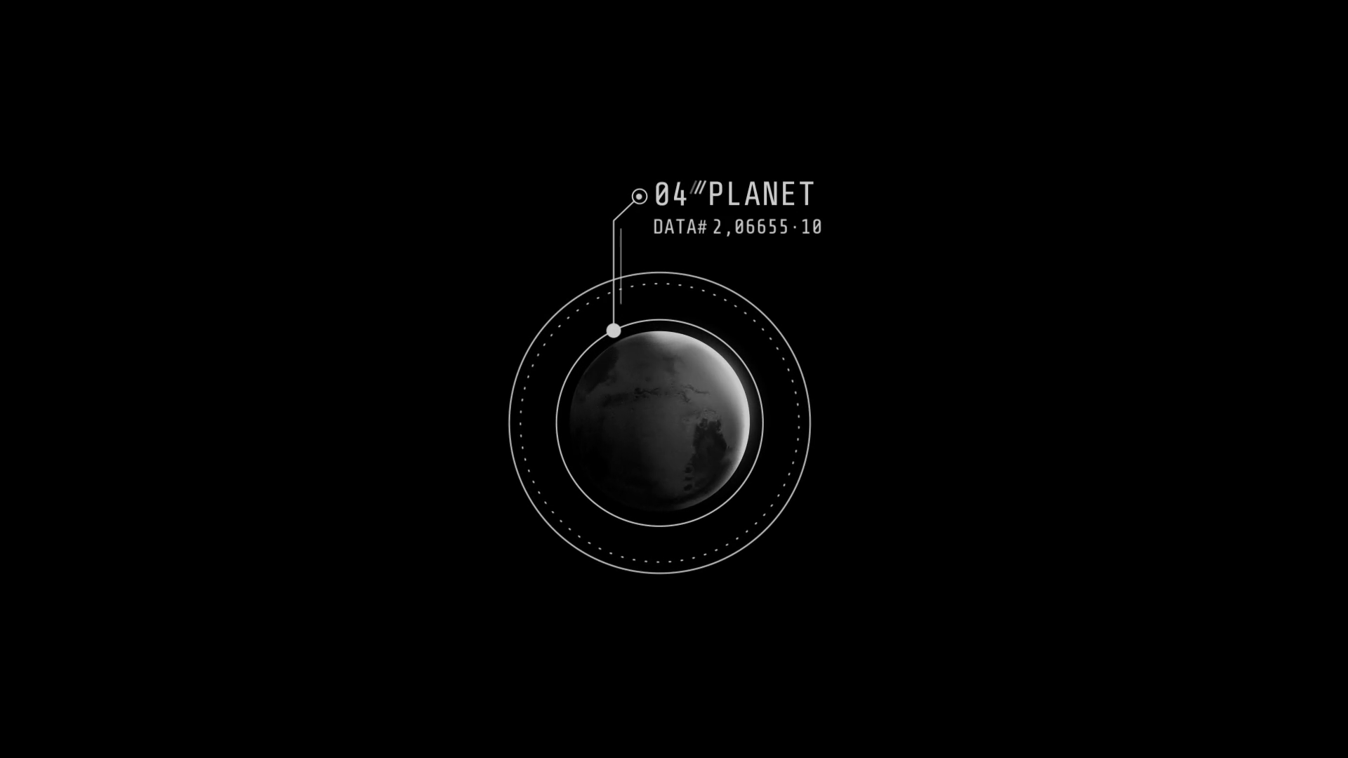 Looped Animation Of Planet In Circle Hud Stock Footage SBV-347425175 ...