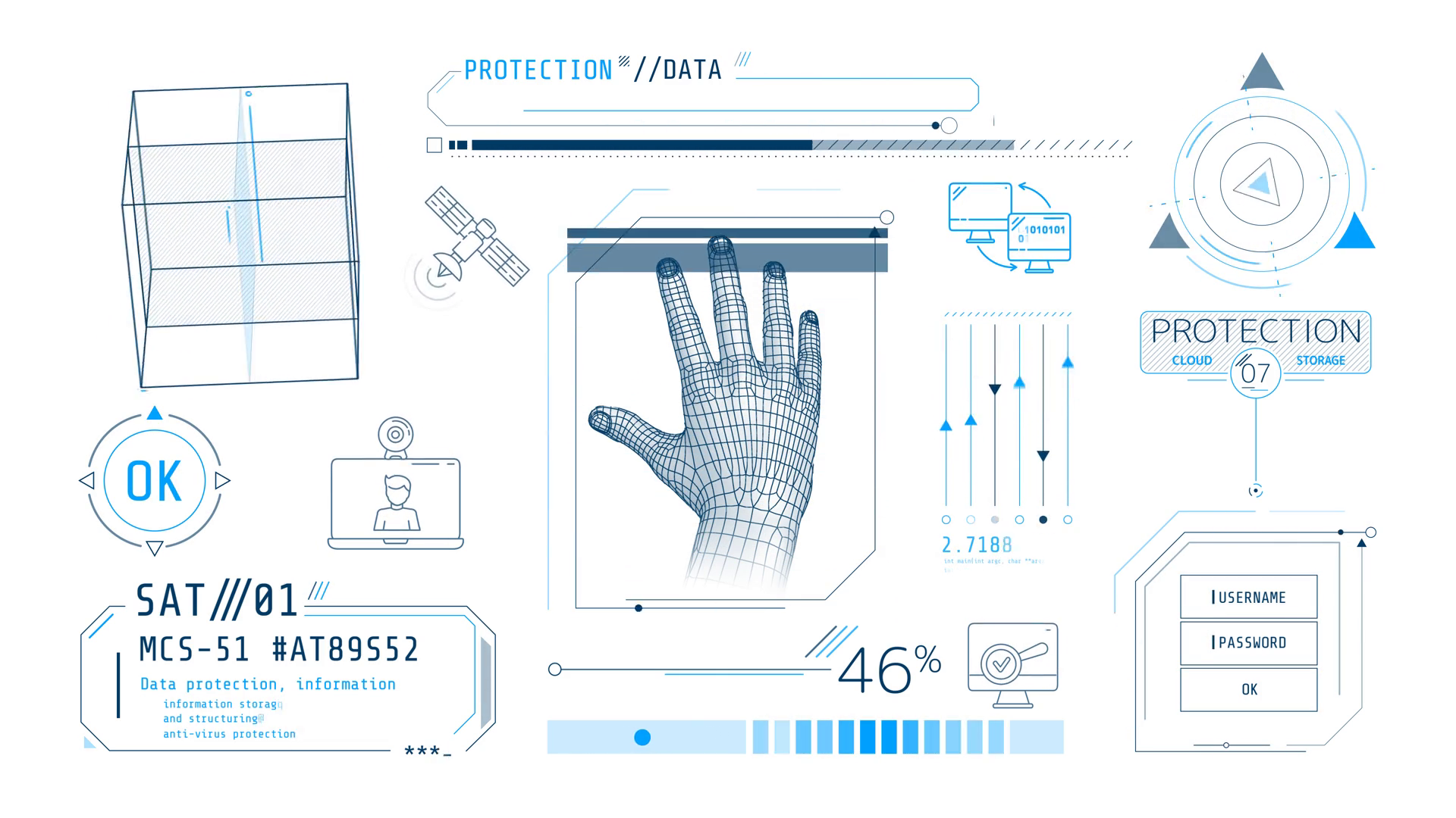 Animated Infographics On Theme Of Satellite Stock Motion Graphics SBV ...