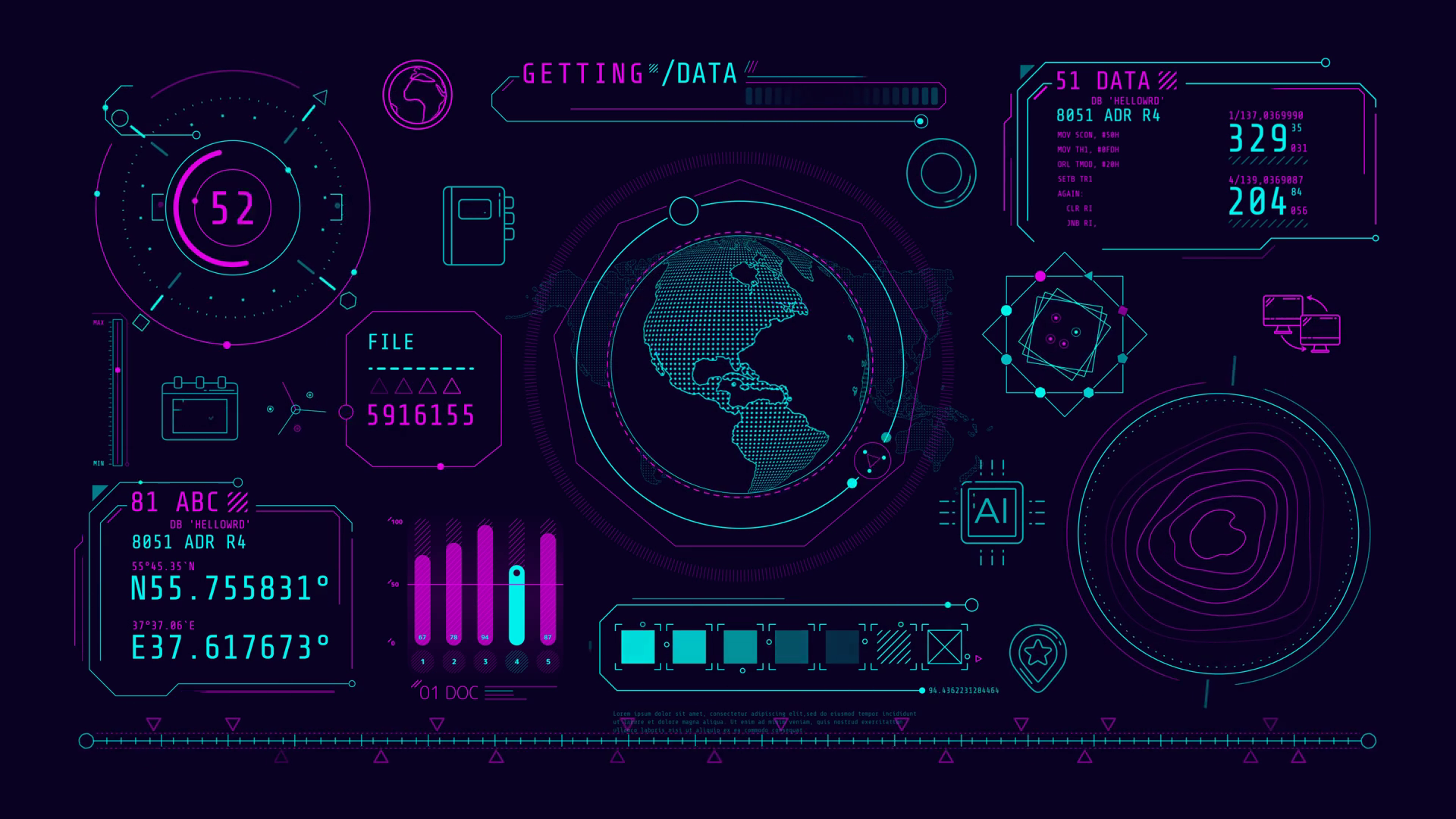 Animated Infographics On Theme Of Stock Motion Graphics SBV-347493071 ...