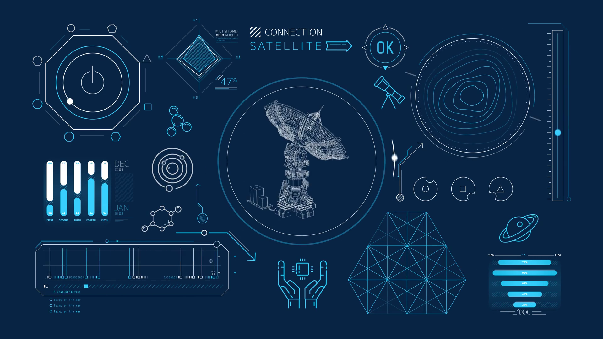 Animated Infographics On Theme Of Radio Stock Footage SBV-347725684 ...