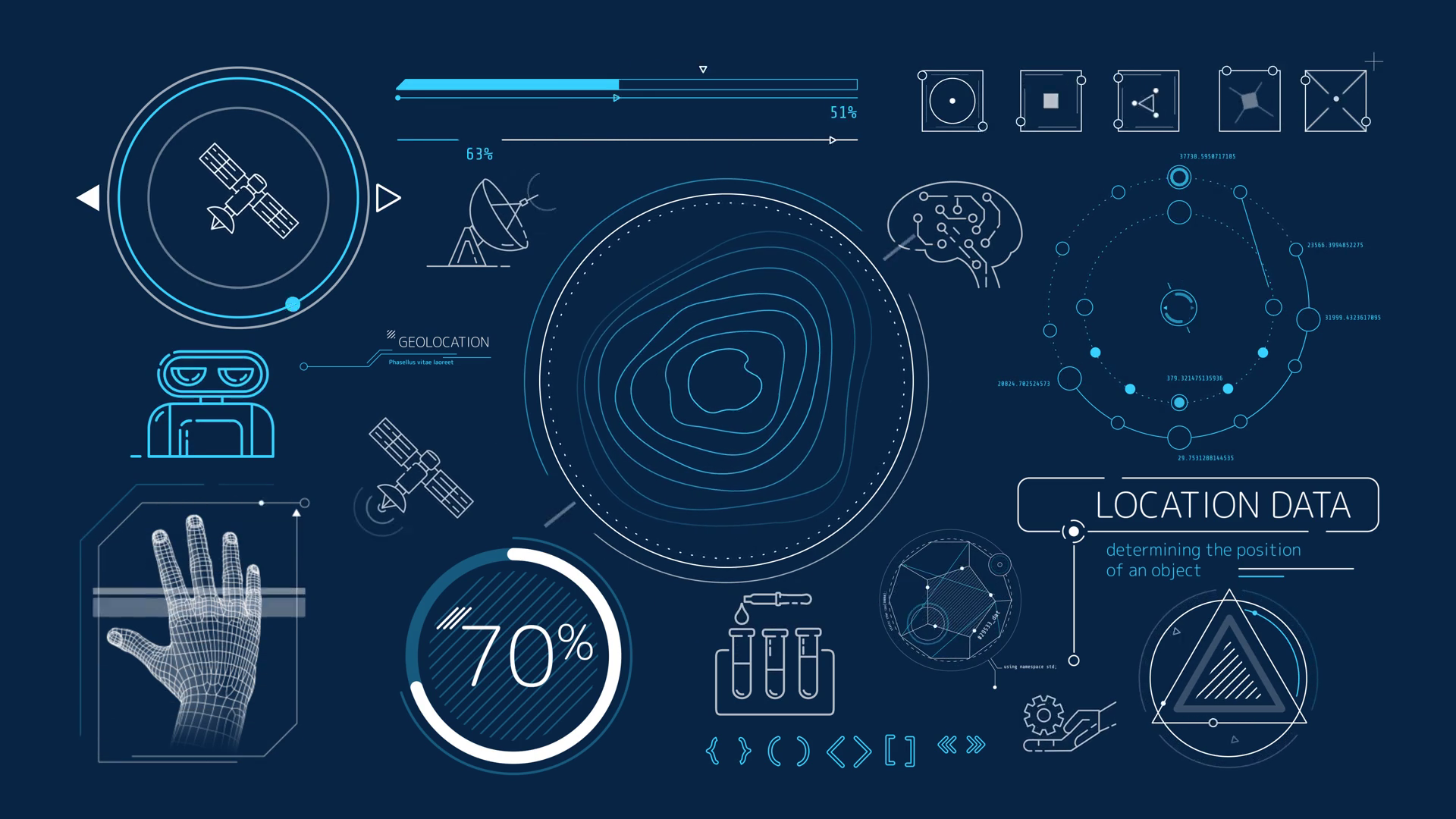 Animated Infographics On Theme Of Satellite Stock Motion Graphics SBV ...