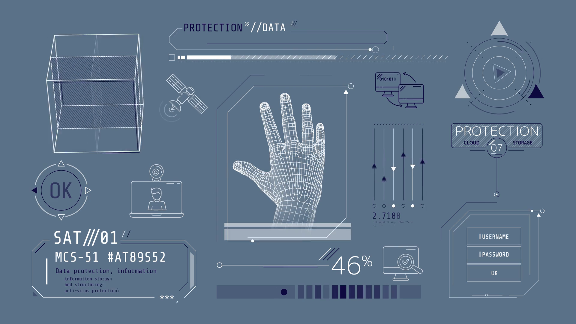 Animated Infographics On Theme Of Satellite Stock Motion Graphics SBV ...