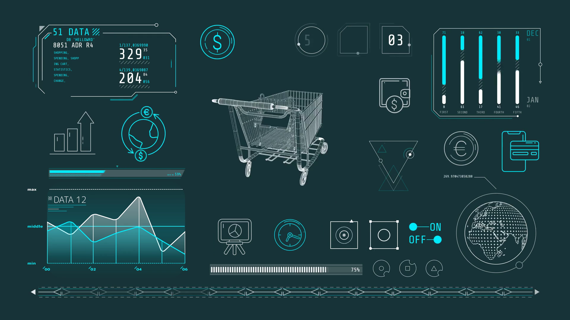 Animation Of Infographics About Online Stock Motion Graphics SBV ...