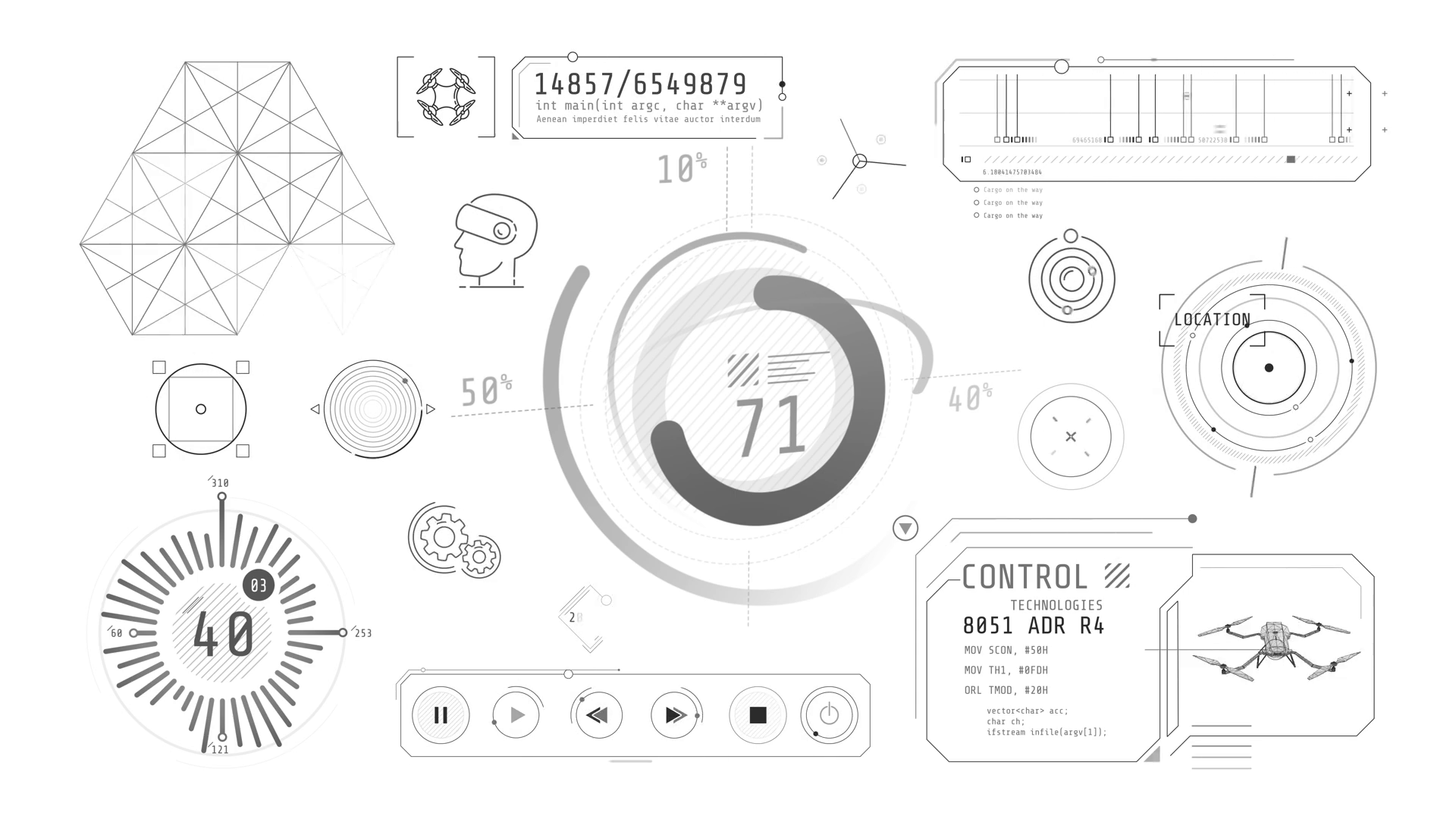 Animation Of Infographics About Drones Stock Motion Graphics SBV ...