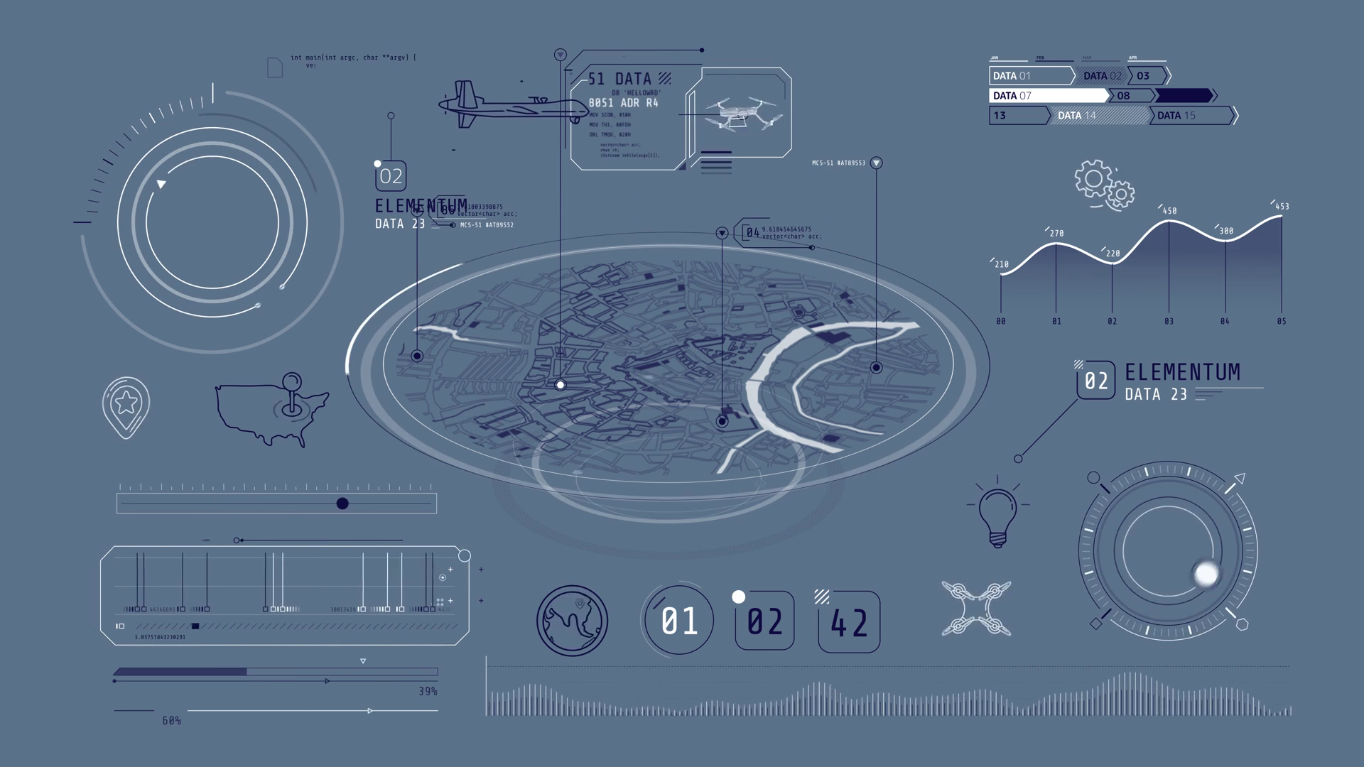 Animation Of Infographics About Geolocation Stock Motion Graphics SBV ...