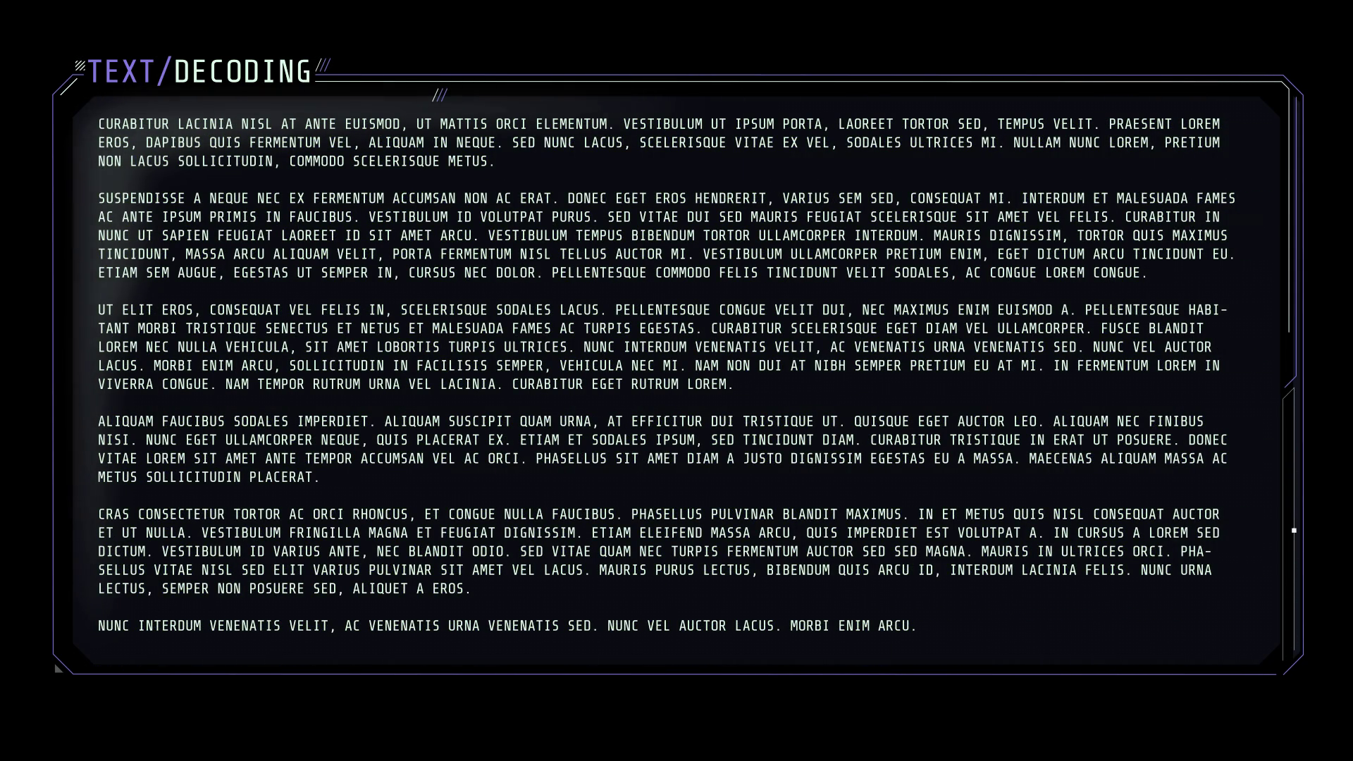 A Window Decoding Large Array Of Text With Stock Footage Sbv 348383334