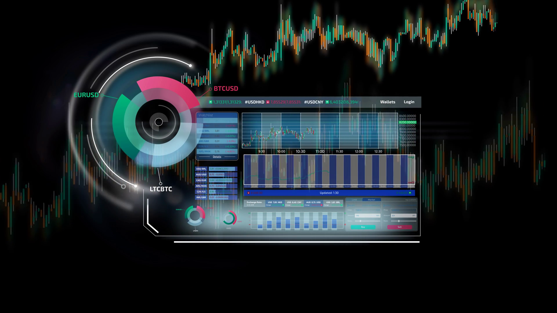 Animated Infographics On Trading Stock Market Stock Motion Graphics SBV ...