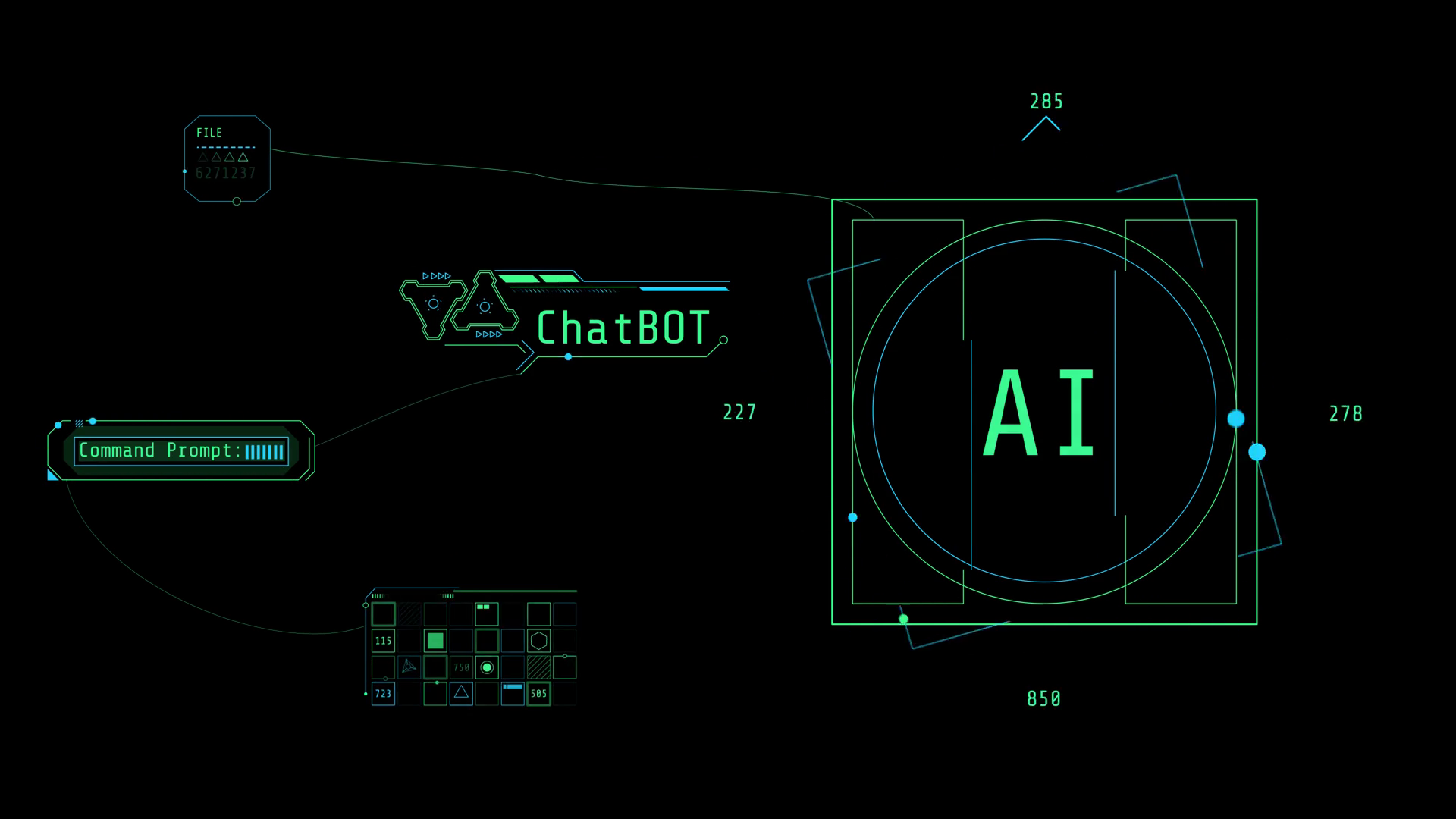Animated Infographics On Theme Of Generative Stock Footage SBV ...