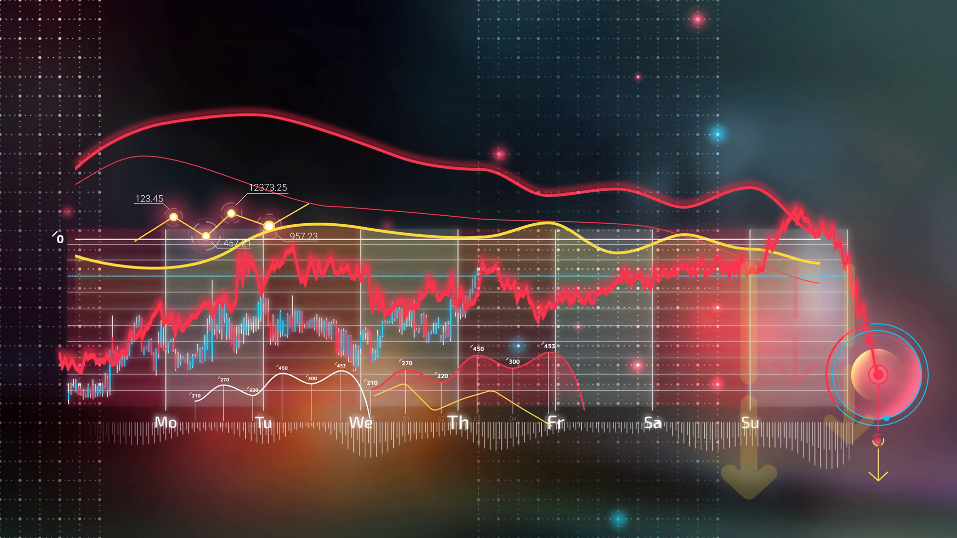 Abstract Infographics About Stock Market Stock Footage SBV-348661980 ...