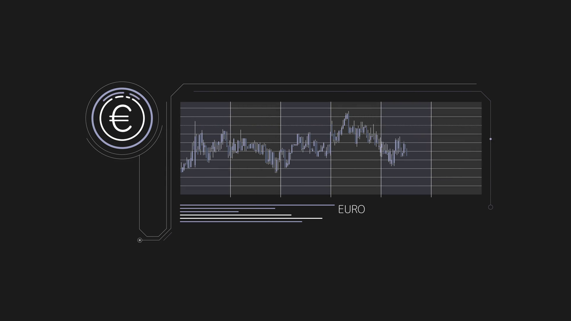 Animated Infographic Of Euro Quotes On Alpha Stock Footage SBV ...