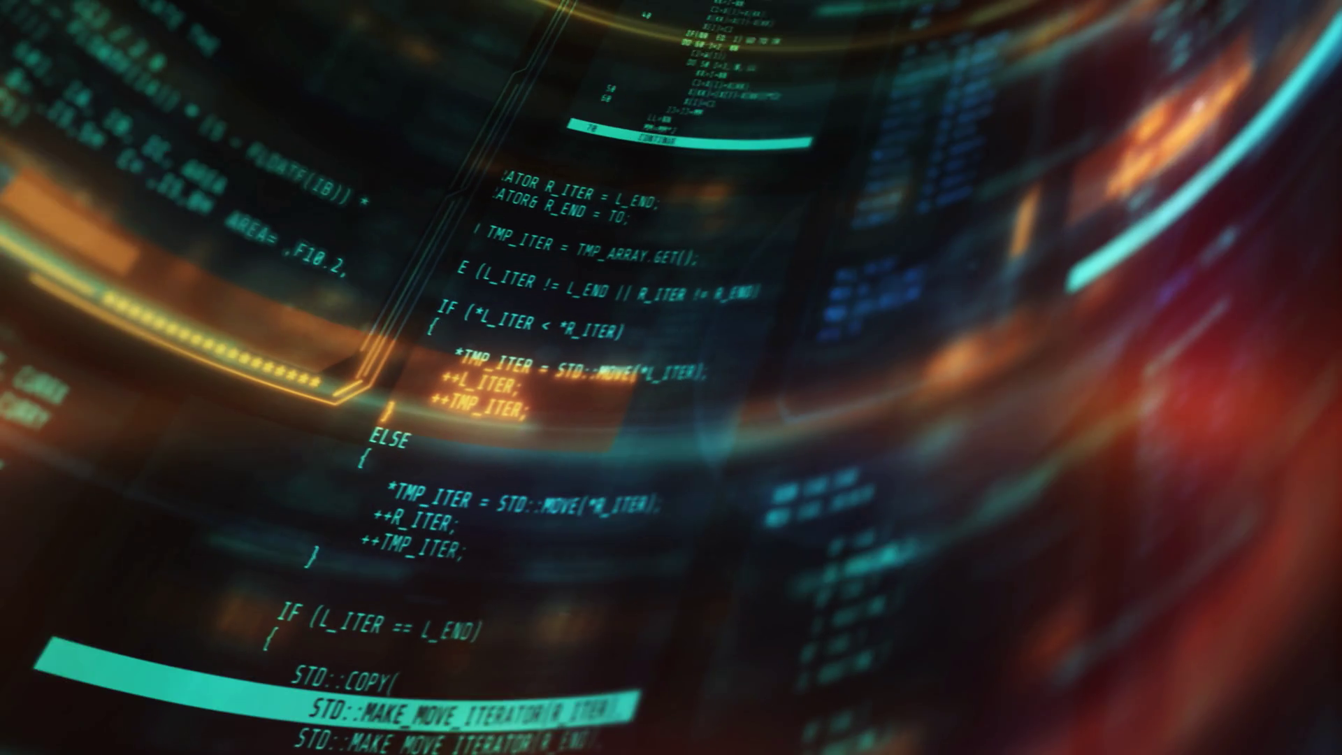 Animated Background With Computer Code In Stock Footage SBV-348805998 ...