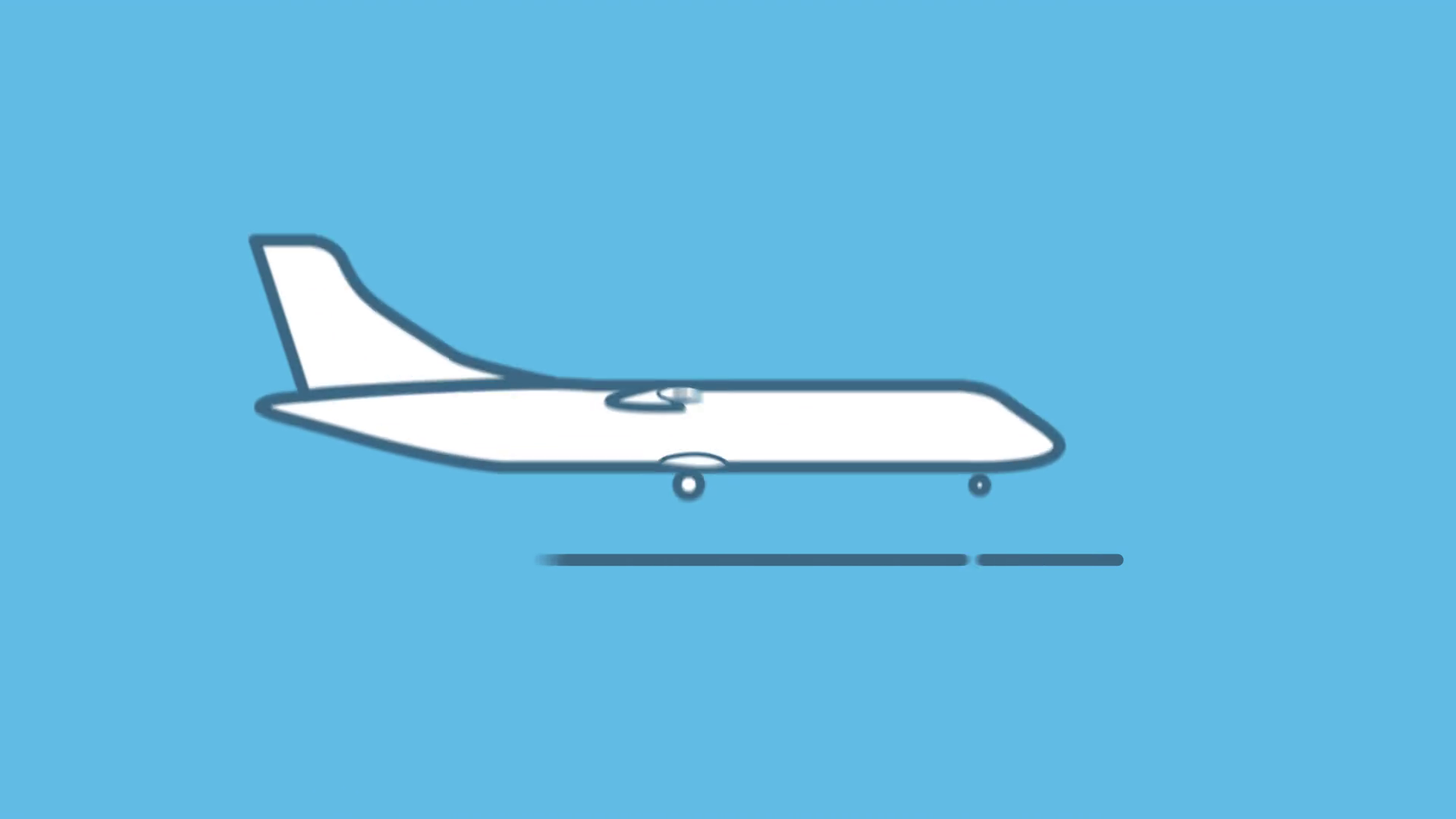 Atr 72 Line Icon On Alpha Channel Stock Motion Graphics SBV-338894551 ...