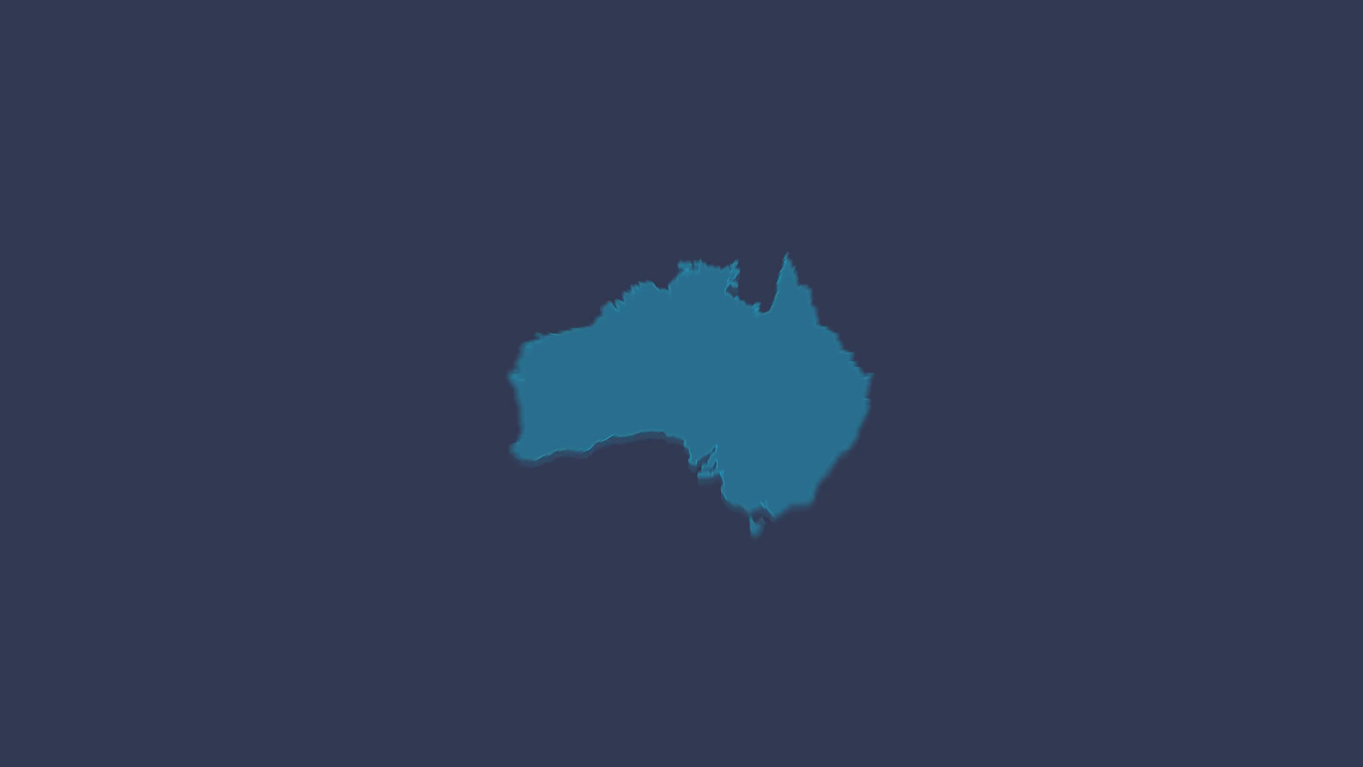 Australia Animated Map With Alpha Channel Stock Motion Graphics SBV ...