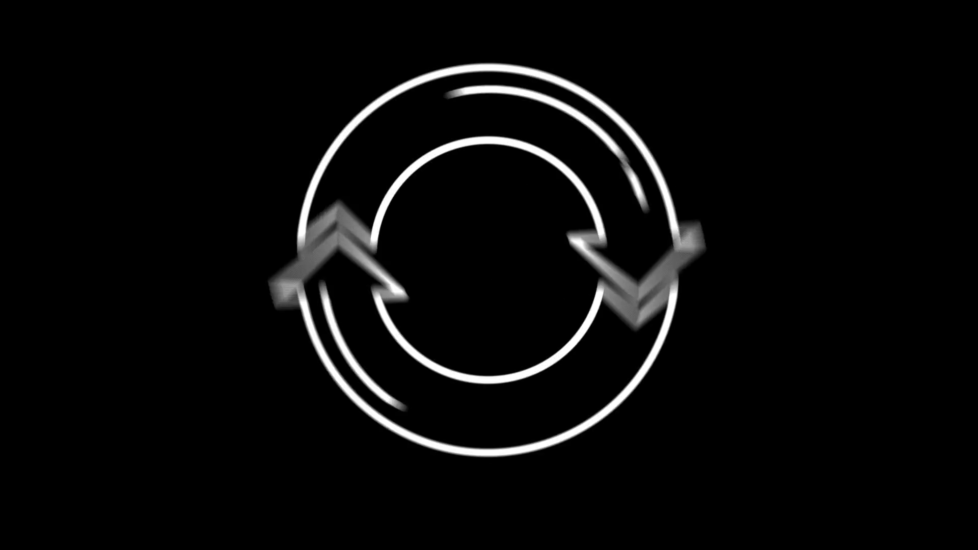 Circle Arrow Line Icon On Alpha Channel Stock Motion Graphics SBV ...