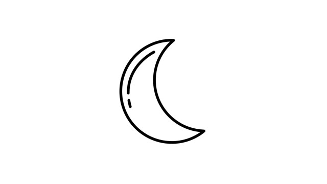 Crescent Moon Animation Stock Footage: Royalty-Free Video Clips ...