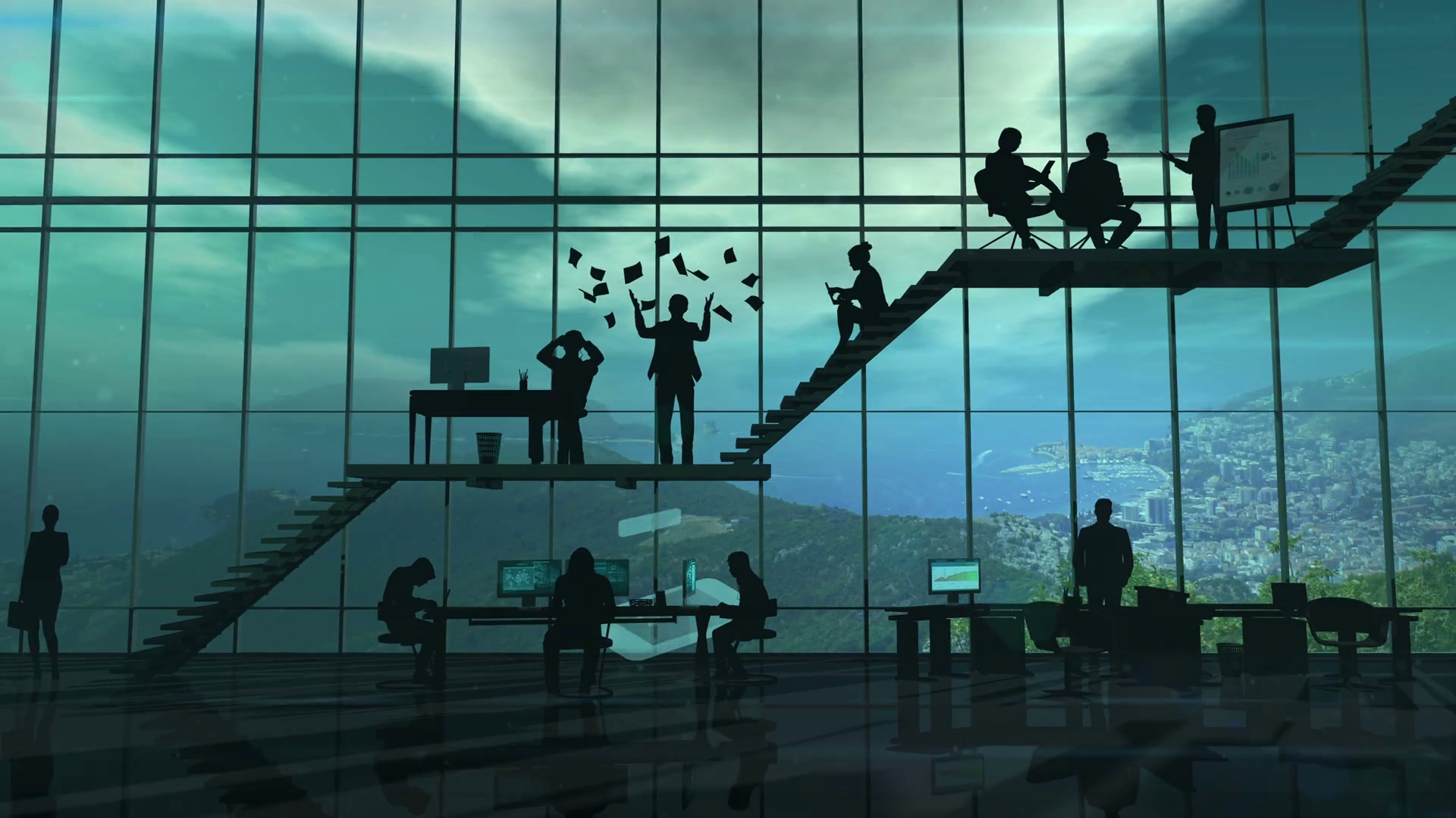 Infographics Of Business Success Development Stock Motion Graphics SBV ...