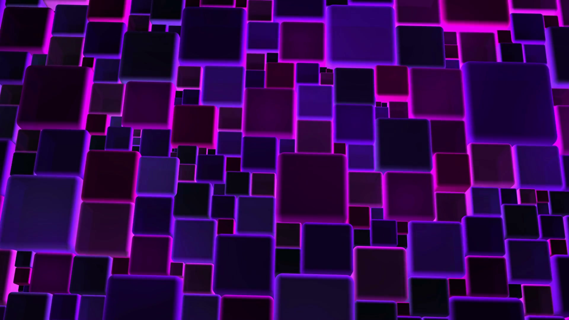 Neon Blue Lights Cubes Background In 4k Stock Motion Graphics SBV ...