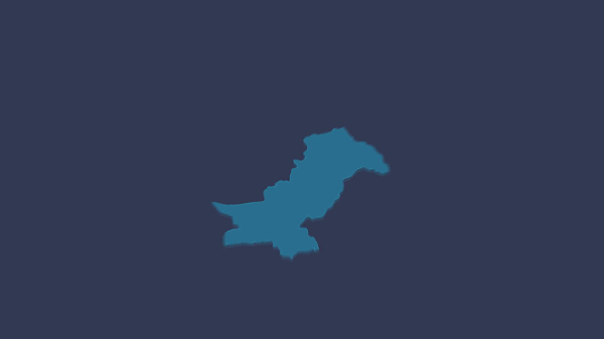 Pakistan Animated Map With Alpha Channel Stock Motion Graphics SBV ...