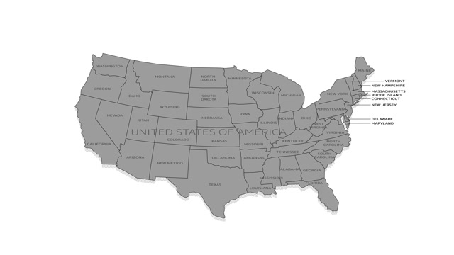 United States Map | Business and Professions motion backgrounds ...