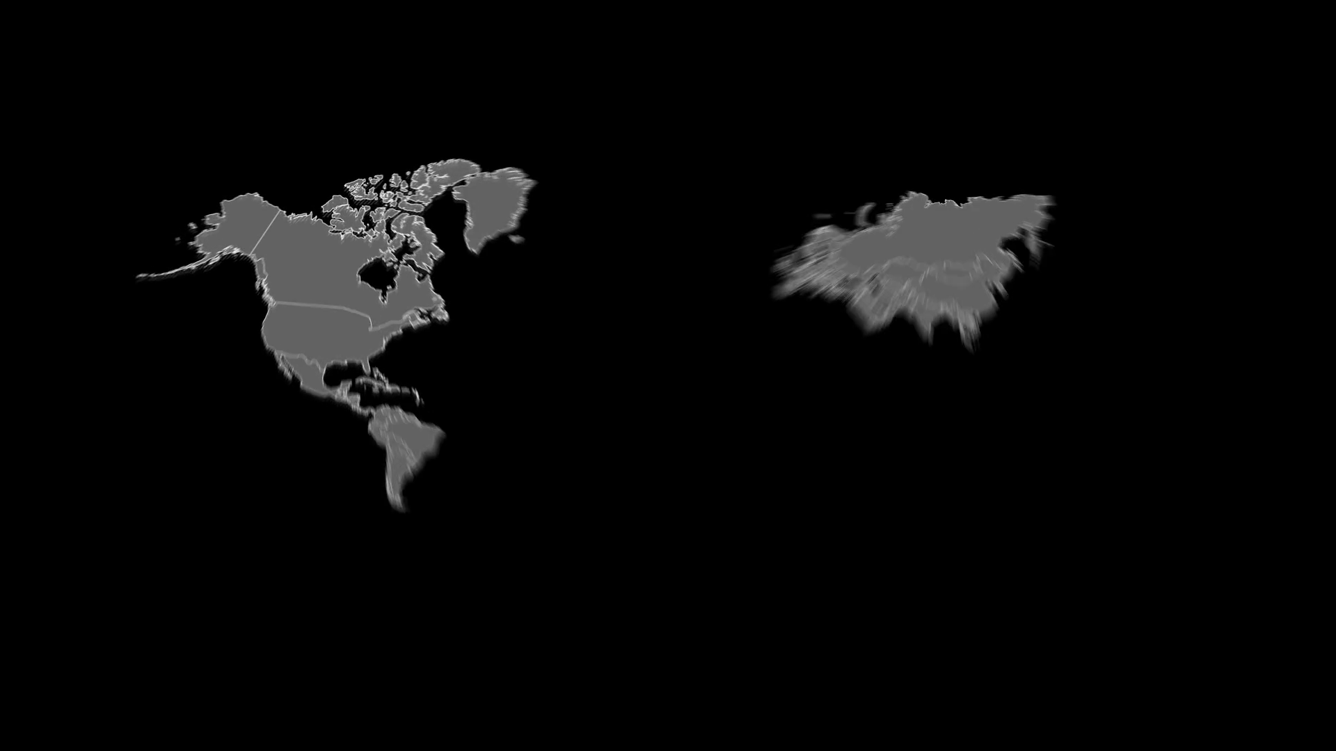 World Animated Map With Alpha Channel Stock Motion Graphics SBV ...