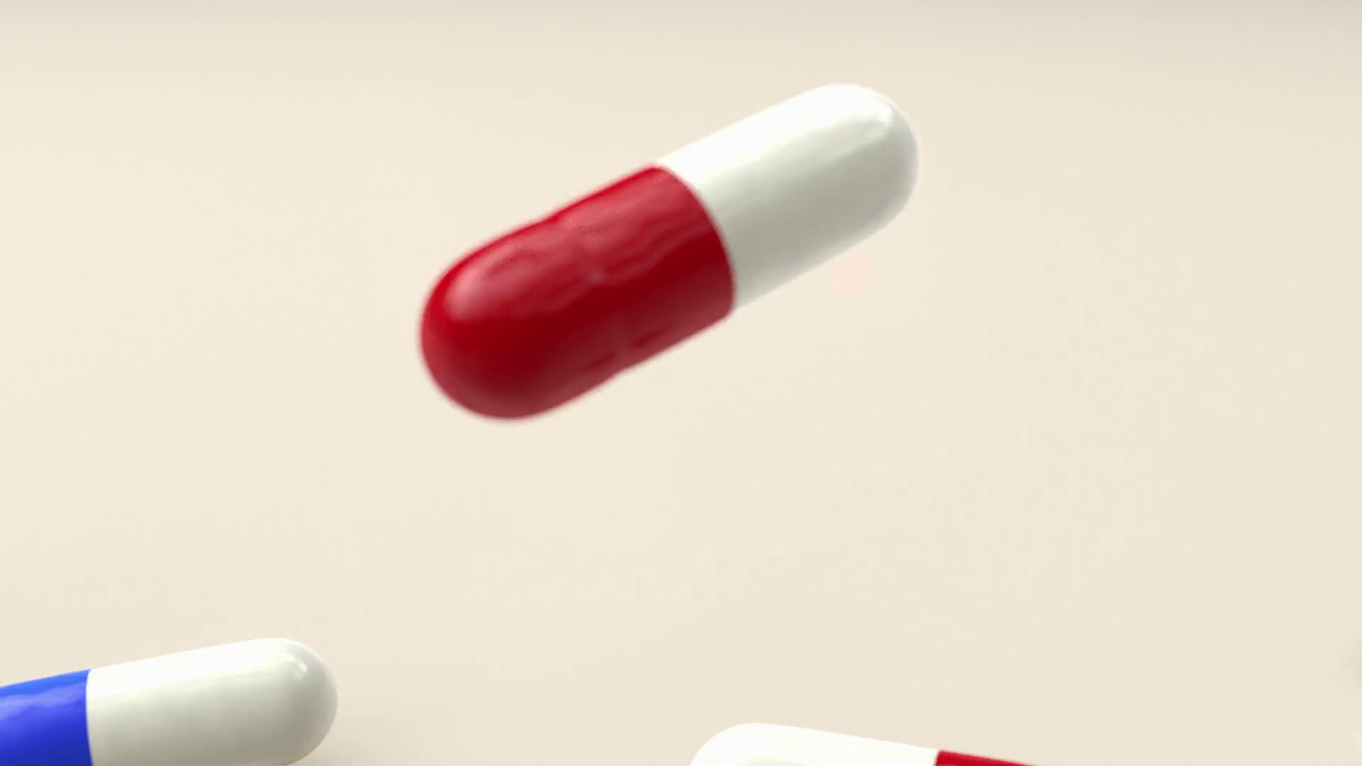 Pill Capsules Falling From Sky Lighter Stock Motion Graphics SBV ...