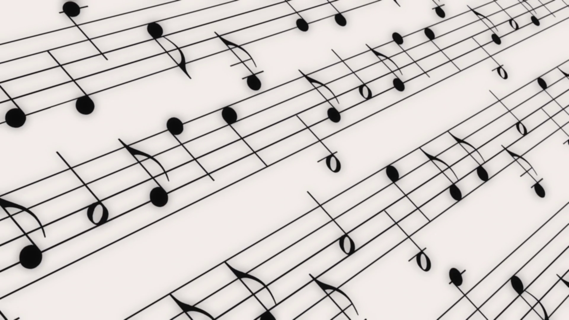 Music Notes On White Looping Background Stock Motion Graphics SBV ...