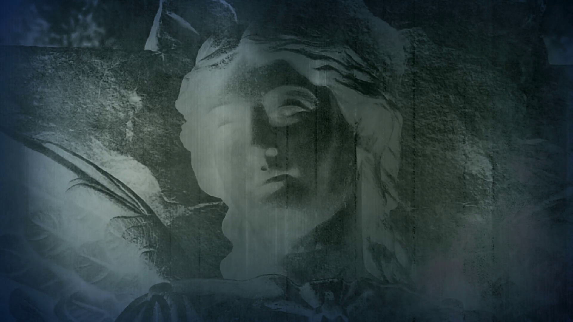 Angel In Blue Gray With Light Grunge Looping Stock Motion Graphics SBV ...