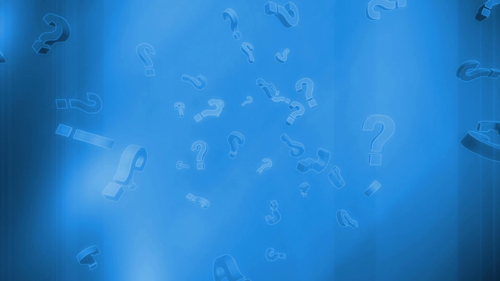 Corporate Blue Question Marks Looping Stock Motion Graphics SBV ...